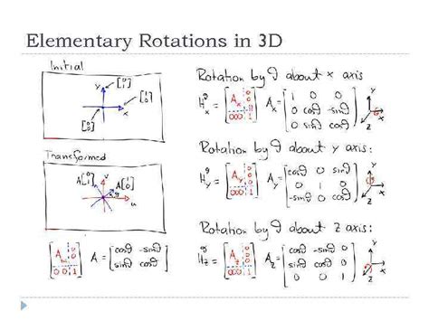 Topic 4 3 D Transformations Homogeneous Coordinates In