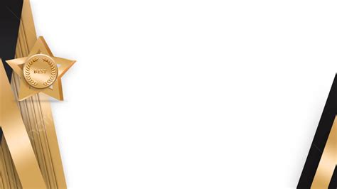 별 검은 색과 금색 인증서 수상 비즈니스 테두리 상장 사업 틀 Png 일러스트 및 Psd 이미지 무료 다운로드 Pngtree