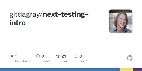 GitHub Gitdagray Next Testing Intro