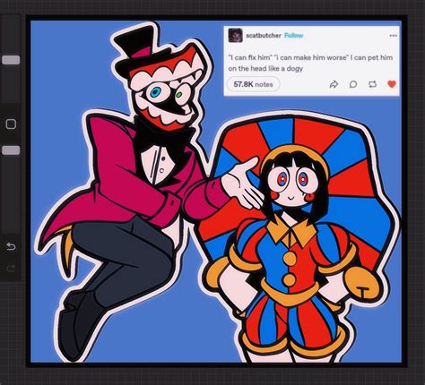 Caine X Pomni Thats All Toastystroodly On Tumblr