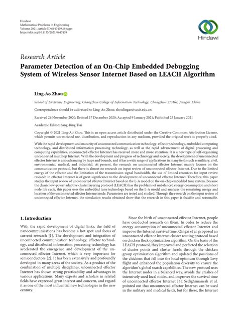 pdf parameter detection of an on chip embedded debugging system of