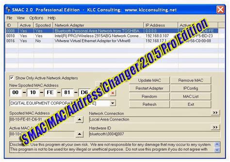 Mac Makeup Mac Address Spoofing Tool Download