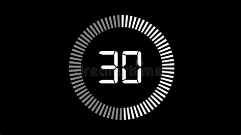 1 Minute Digital Clock Timer Green Screen 4k Animation Stock Video Video Of Concept Seconds