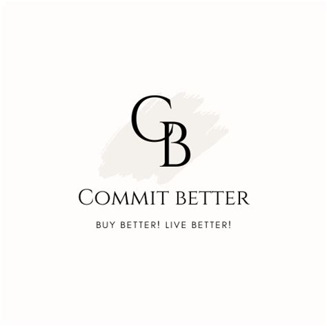 Commit Better Buy Better Live Better