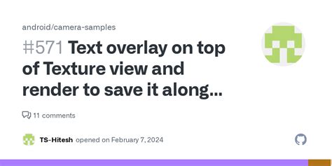 Text Overlay On Top Of Texture View And Render To Save It Along With