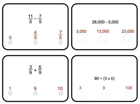 Grade 5 Aimsweb Plus Mental Computation Fluency Number Sense Fluency