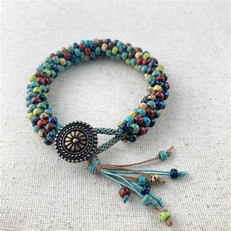 Cute As A Button Intermediate Kumihimo Bracelet Kit Design And Adorn