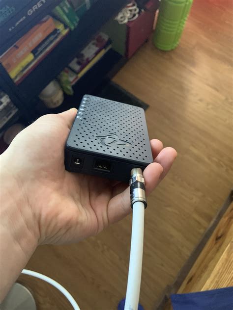 Can I Use This Adaptator With Fizz Modem Because I Dont Have Coaxial Connection Device Plug