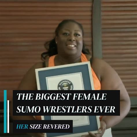 The Biggest Female Sumo Wrestlers In History Her Size Revered
