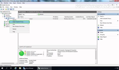 Configure Client Side Targeting In WSUS Server 2019