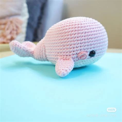 Crochet Pattern For Adorable Pink Whale Plush Toy
