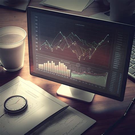 Economic Growth Graph Financial Data Stock Market Investment