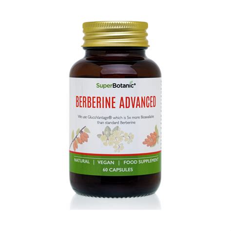 Berberine Advance 60 Capsules Superbotanic Amrita Nutrition