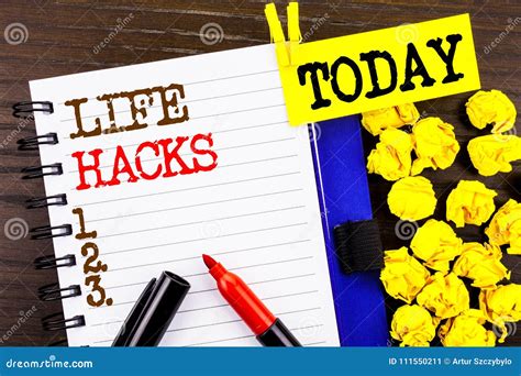 Word Writing Text Life Hacks Business Concept For Solution Hacking Hack Trick To Help