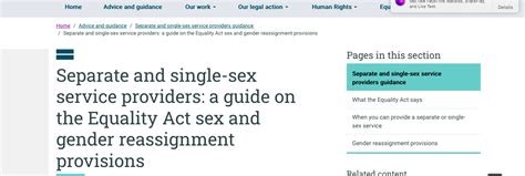 Wpuk Ehrc Guidance On Single Sex Exceptions Womans Place Uk Wpuk Ehrc Guidance On Single Sex Exceptions Womans Place Uk