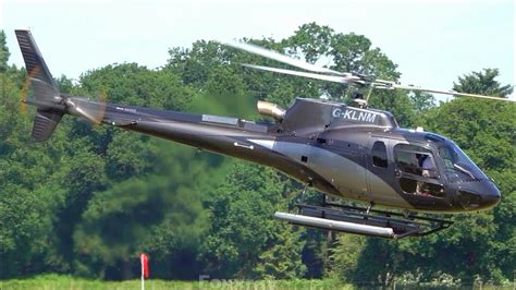 Airbus Helicopters H125 As350 B3 Landing And Takeoff At Busy Royal