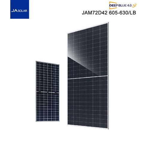 Ja Solar 199mm Solar Cell Bifacial 620w 625w 630w 635w Dual Glass Solar