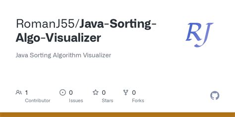 Github Romanj55java Sorting Algo Visualizer Java Sorting Algorithm Visualizer