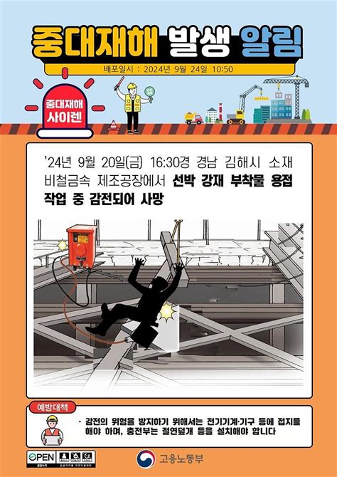 아크용접중 감전사망 Accident C