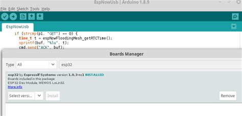 Espnow Managed Flooding Mesh Network