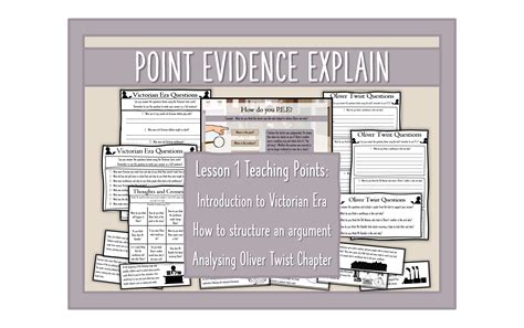 Structuring An Argument Lesson Powerpoint Differentiated Sheets Point Evidence Explain P E