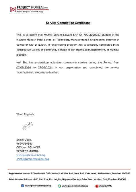 soham sawant on linkedin excited to announce that i have successfully volunteered for project…