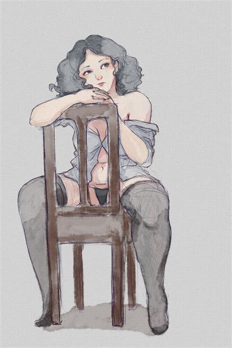 Quick Sketch Of My OC While I Experimented With The Watercolor Brushes NSFWish R Krita