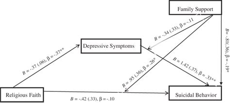 Model Predicting Suicidal Behavior N 112 Note The Numbers Inside