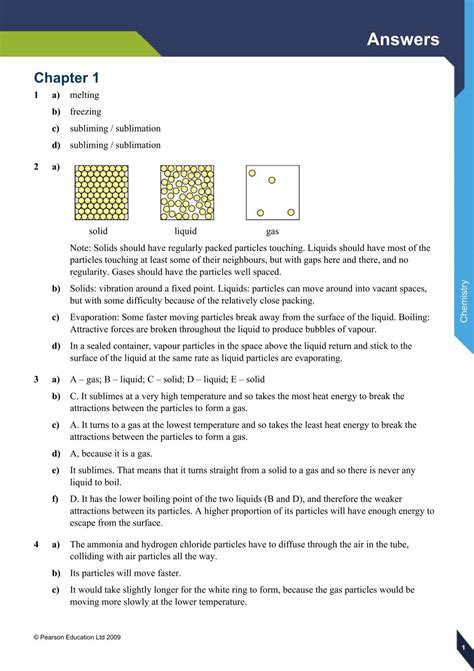 Edexcel Igcse Chemistry Answers Pearson Global Schools