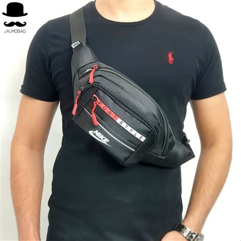 خرید و قیمت بادی بگ مردانه مشکی کیف کمری سبک کیف بیرونی کمری مردانه