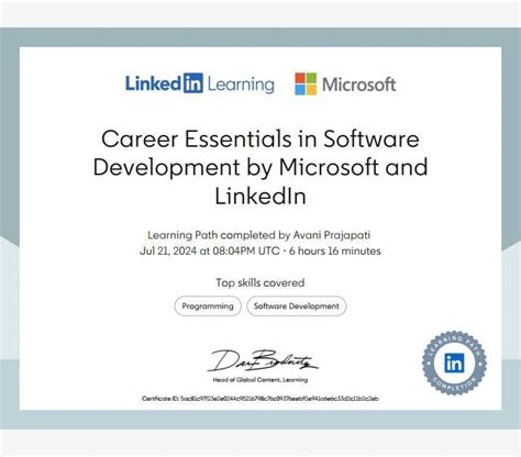 Avani Prajapati On Linkedin Softwaredevelopment Microsoft