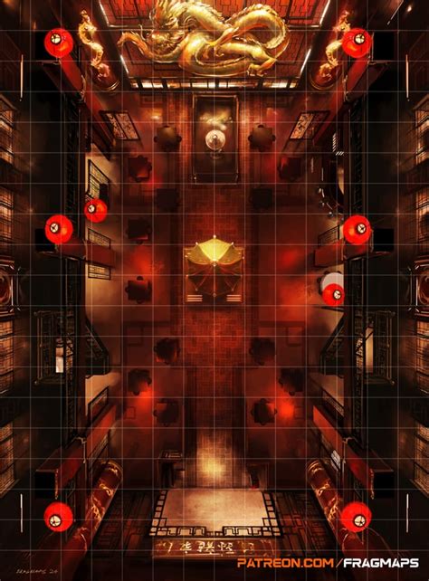 Chinese Restaurant And Restaurant Kitchen Battle Maps Rcyberpunkred