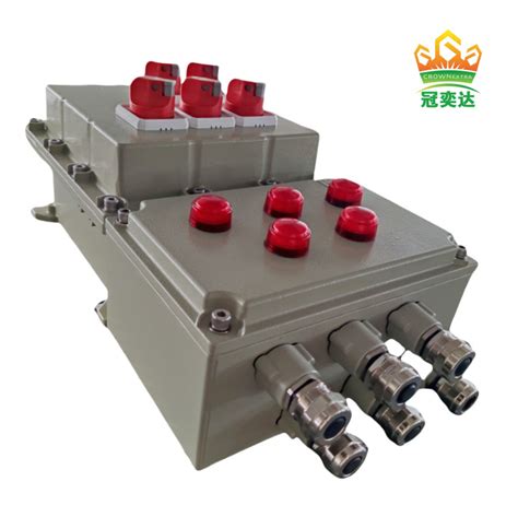 Flameproof Ip66 Ex Db Eb Iic T6 Gb Ex Tb Iiic T80 C Db Wall Mount Aluminum Control Panel