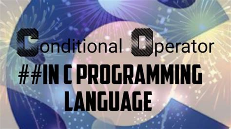 conditional operator in c programming language computertech190 😊👆 youtube