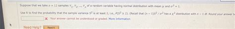 Solved Suppose That We Take N Samples Y Y Dots Yn Of Chegg Com