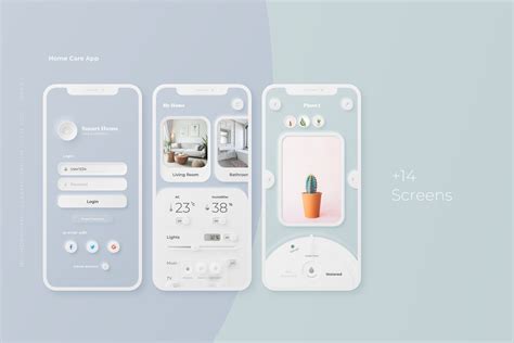 Neumorphism Glassmorphism Ui Kit Behance