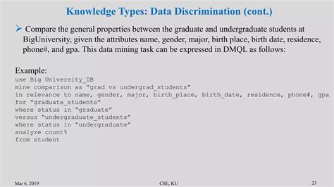 Data Mining Primitives Languages And Systems Pptx Databases