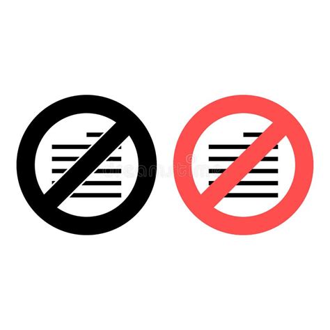 No Alignment Editorial Text Icon Simple Glyph Flat Vector Of Text