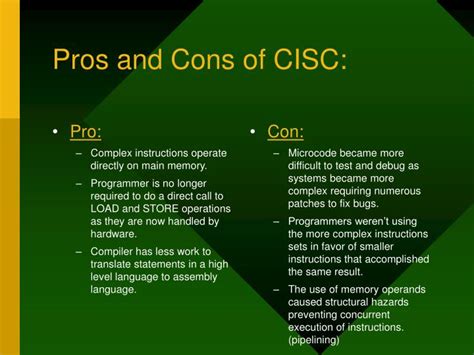 Ppt Risc Vs Cisc Powerpoint Presentation Id438240