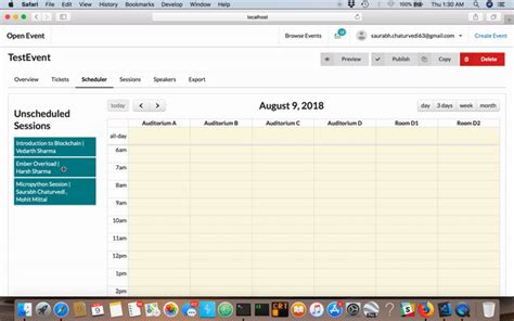 implementing unscheduled sessions list for event scheduler blog