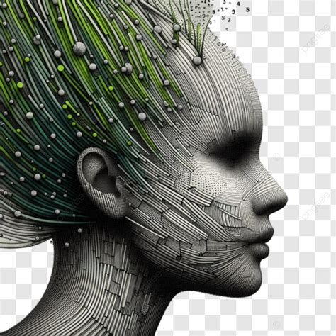 녹색 머리를 가진 소녀를 포착하는 추상 아우라 초상화 패셔너블한 젊은 여성의 매력 녹색 머리를 가진 소녀를 포착한 추상 아우라 초상화 유행하는 젊은 여성의 녹색 마법