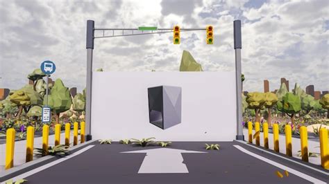 지속 가능한 개발 목표를 위한 3d 렌더링 및 낮은 폴리 그래픽 리소스 생물 다양성 성장하는 경제 및 생태 프리미엄 사진