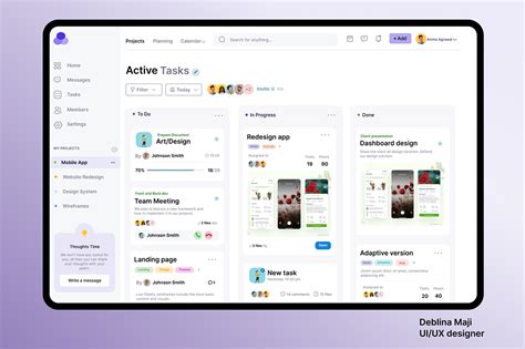 Project Management Dashboard Behance