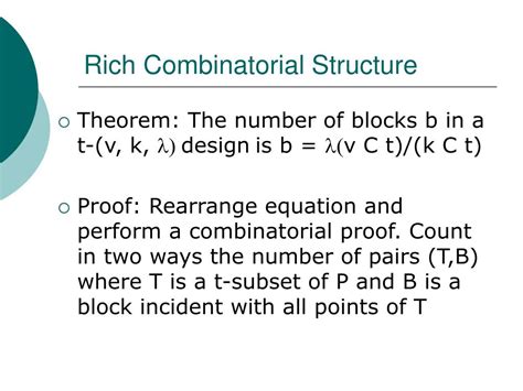 Ppt Combinatorial Designs And Related Discrete Combinatorial Structures Powerpoint