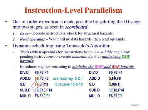 Ppt Instruction Level Parallelism Powerpoint Presentation Free