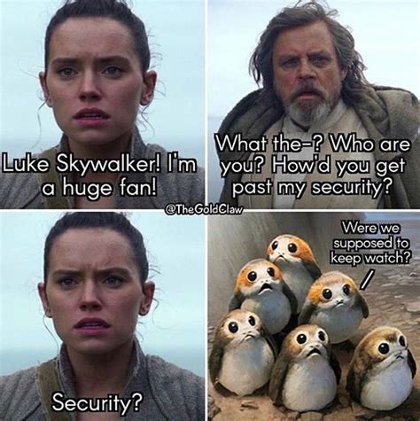 Porgs Star Wars Humor Star Wars Jokes Star Wars Memes