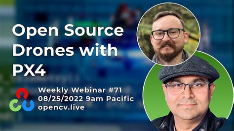 Open Source Autopilot For Drones With Px4 Opencv Live 71 Youtube