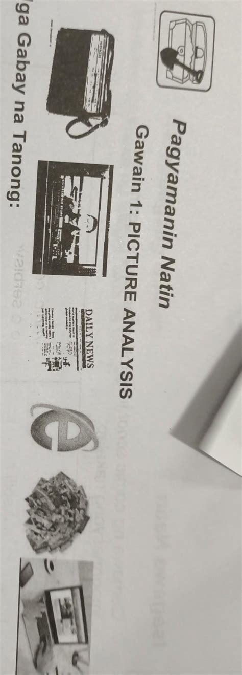 Ano Ano Ang Nasa Larawan Brainlyph