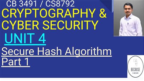 491 Secure Hash Algorithm Part 1 In Tamil Youtube