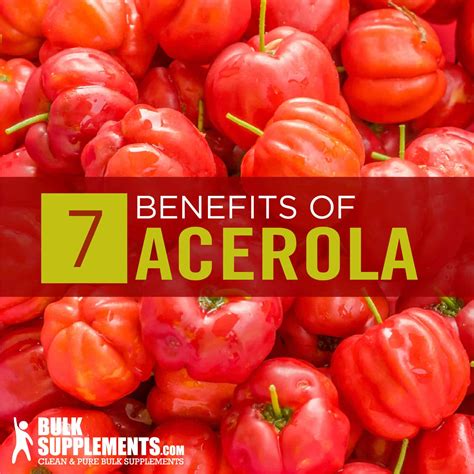 Acerola Cherry Get Your Daily Dose Of C Supercharge Your Immunity